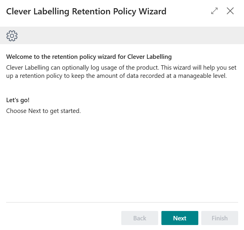 Clever Dynamics - Clever Labelling Setup